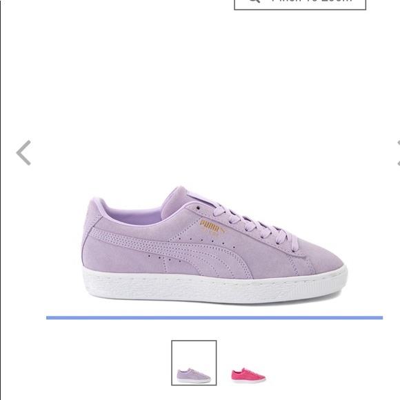 Puma | Shoes | Puma Lavender Suede Worn Once No Box Too Big For Me ...